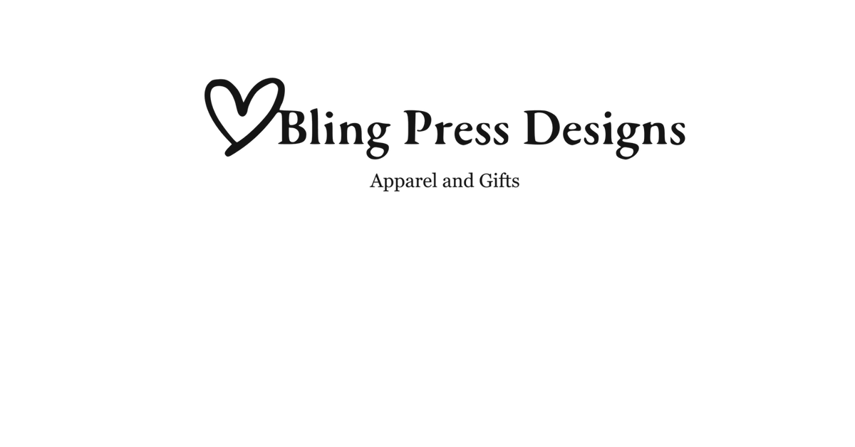 Sizing Charts – Bling Press Designs